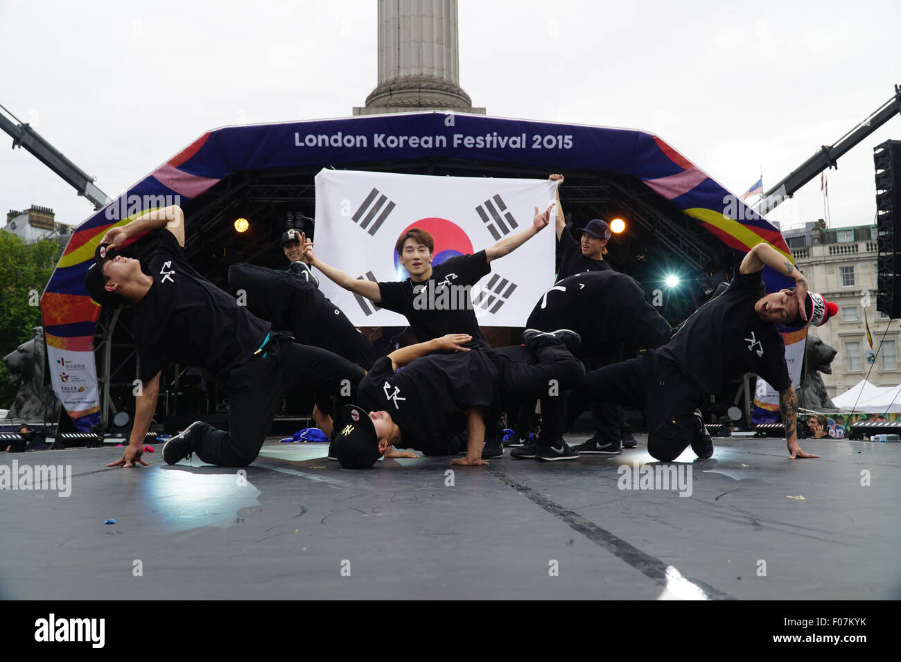 London,UK, 9th Aug 2015 : Traditional Korean music meet B Boy at the ...