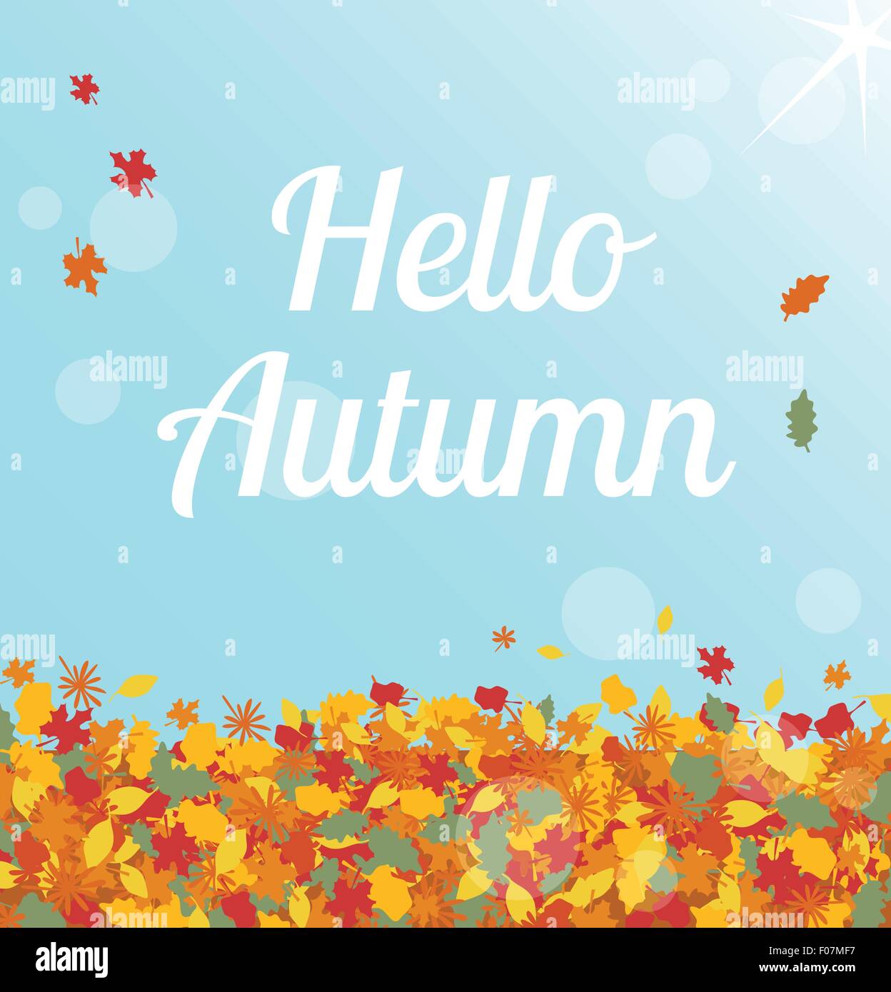 Hello autumn clipart hi-res stock photography and images - Alamy