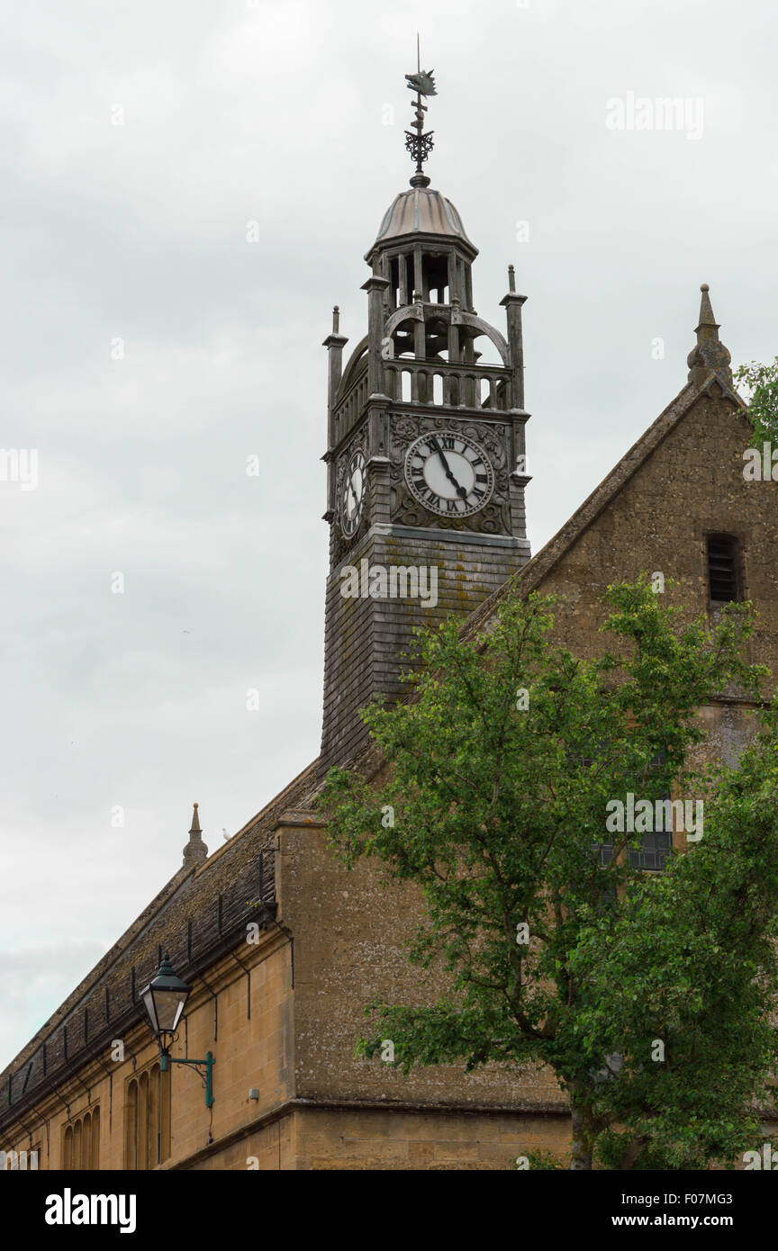 Clock Tower Behind the Tree Stock Photo - Alamy