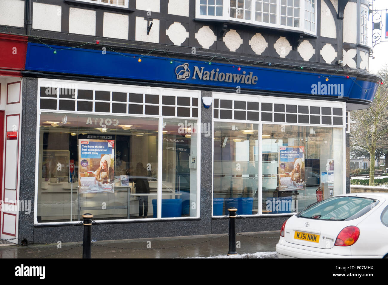 Nationwide Building Society in Matlock a town in Derbyshire,England ...