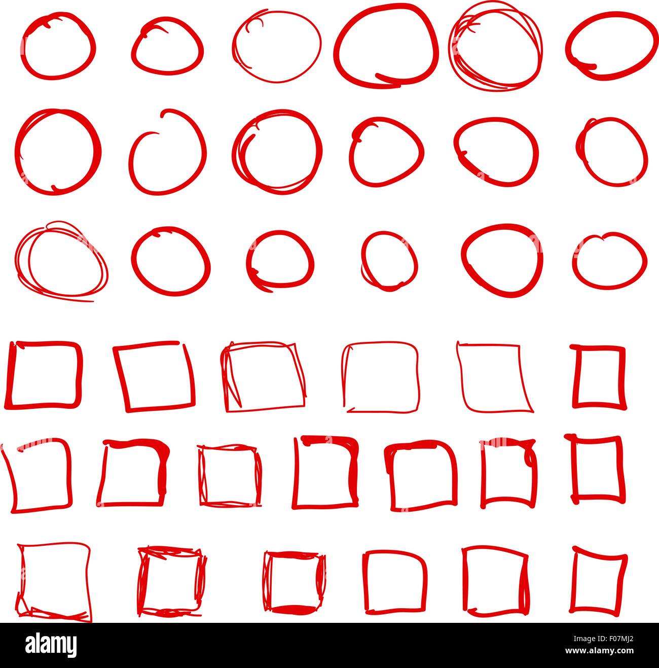 Handwritten circles hi-res stock photography and images - Alamy