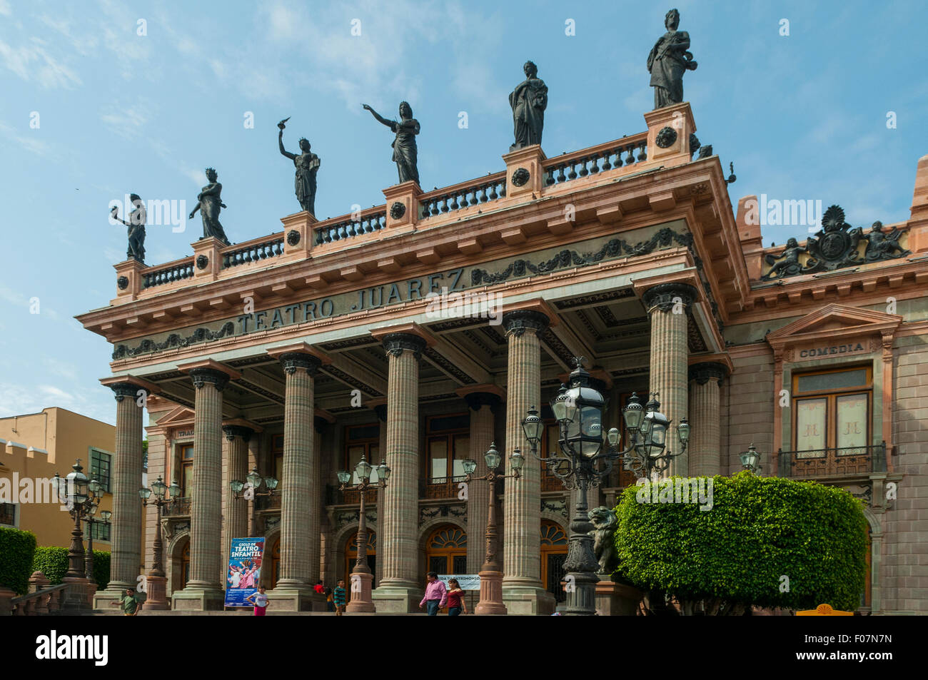 Teatro Juarez, Guanajuato, Mexico Stock Photo - Alamy