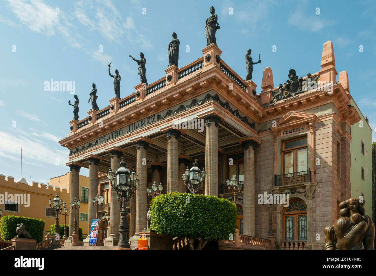 Teatro Juarez, Guanajuato, Mexico Stock Photo - Alamy