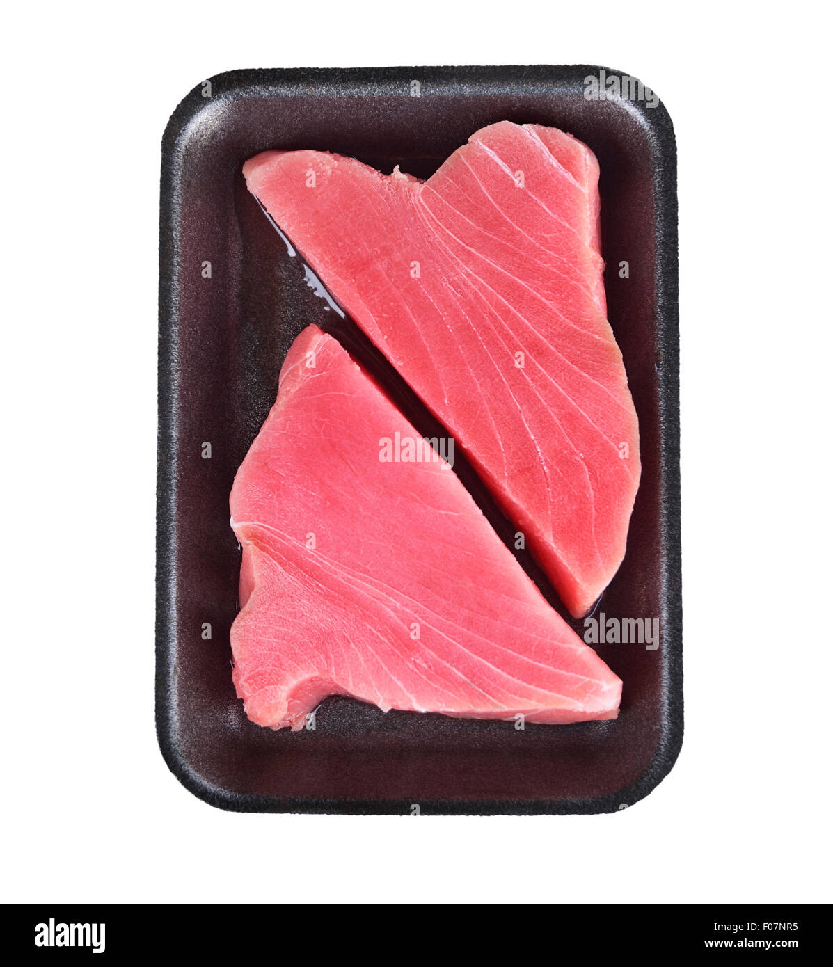 Raw tuna steak fresh Cut Out Stock Images & Pictures - Alamy