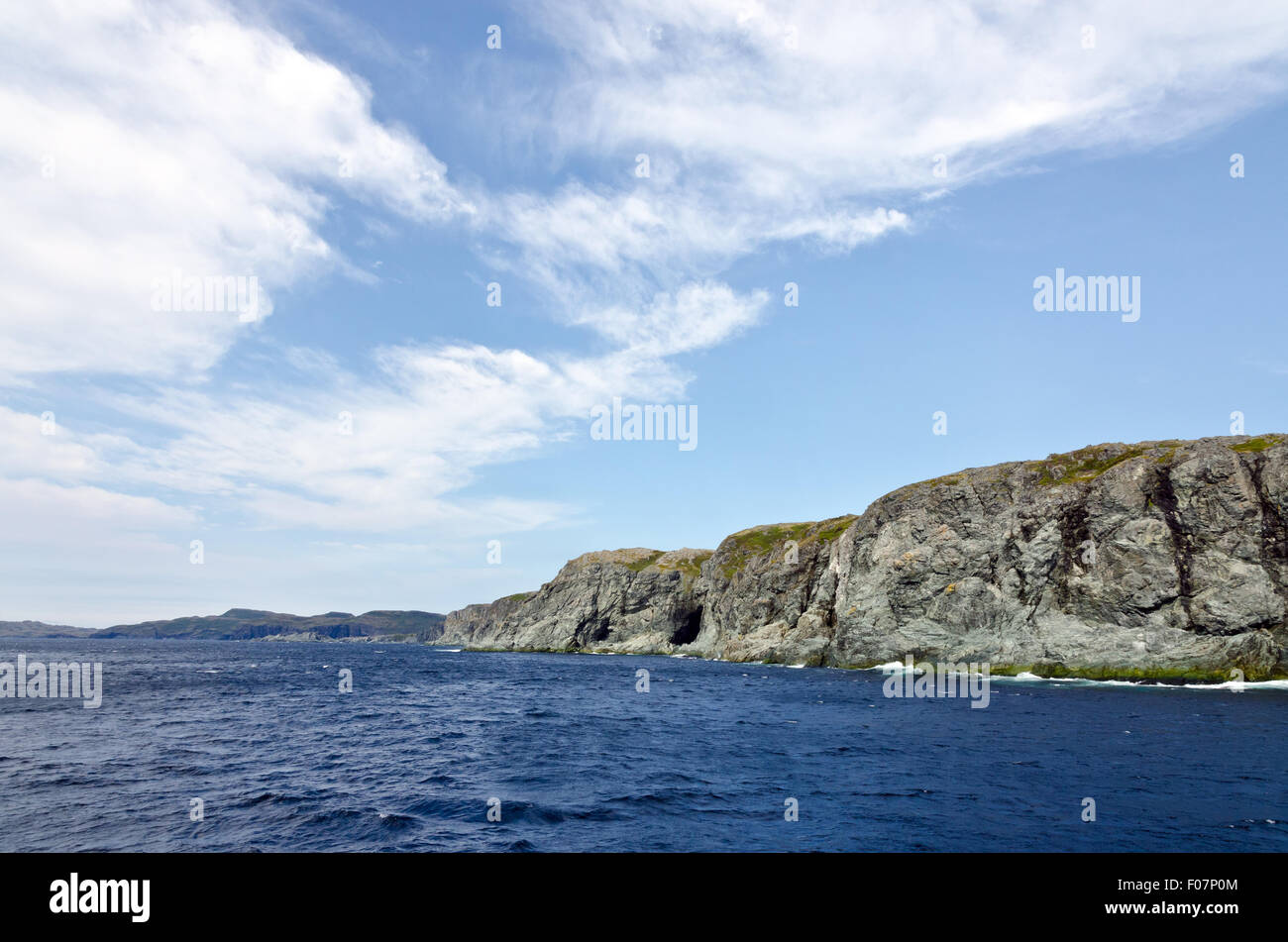 Newfoundland coast in summer time Stock Photo - Alamy