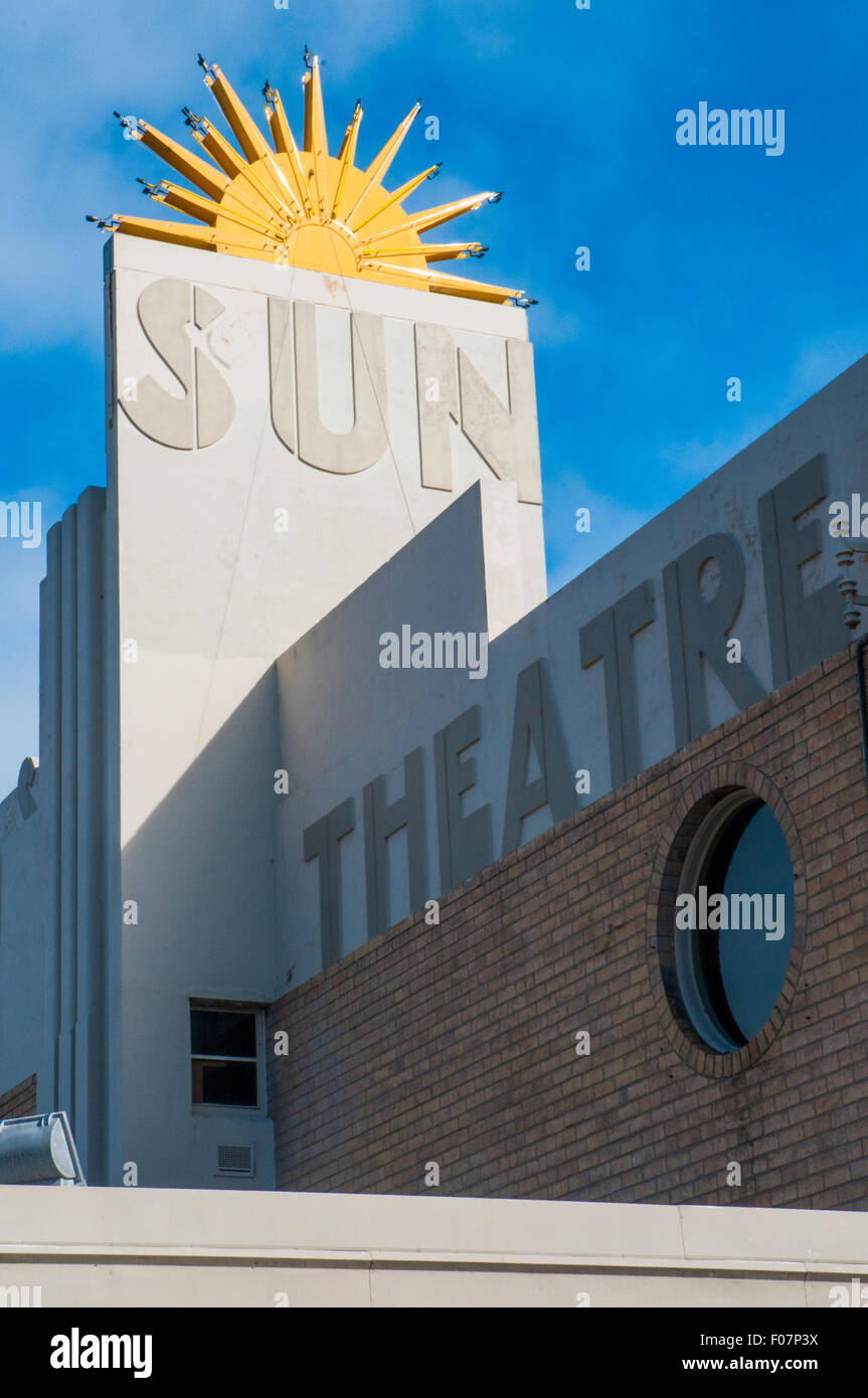 Art Deco-styled Sun Theatre, Yarraville, Melbourne Stock Photo - Alamy