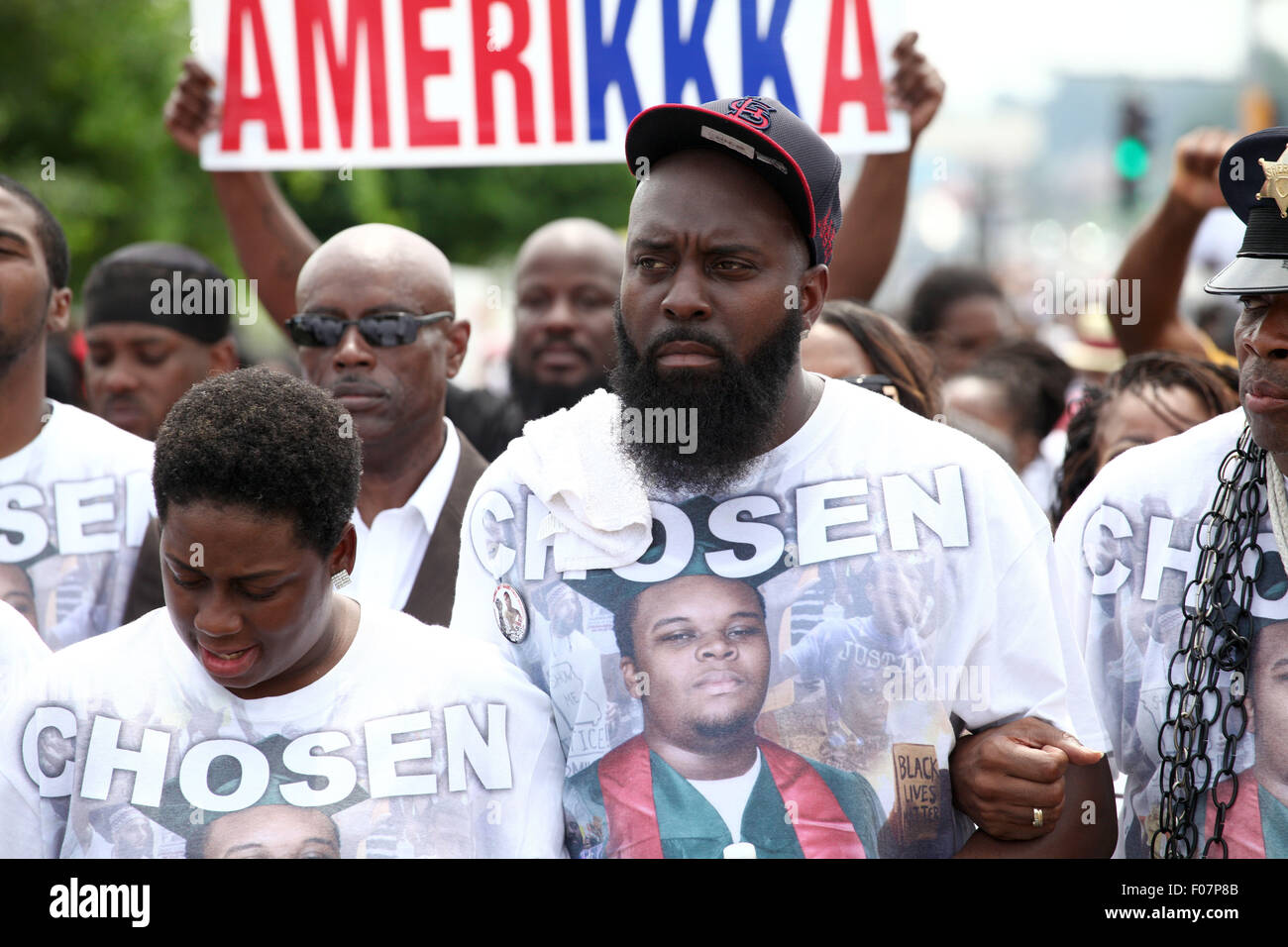 Michael brown memorial ferguson hi-res stock photography and images - Alamy