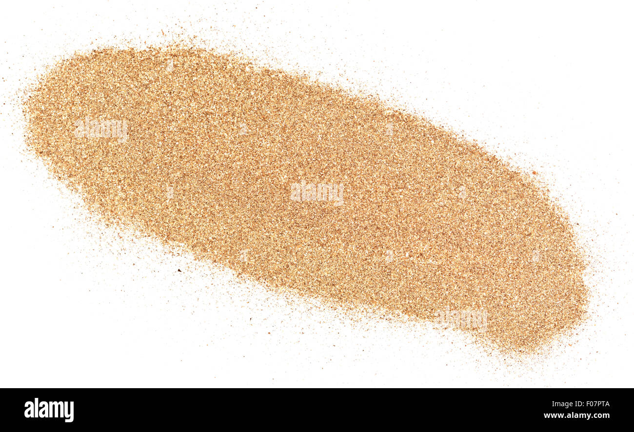 sand pile isolated on white background Stock Photo - Alamy