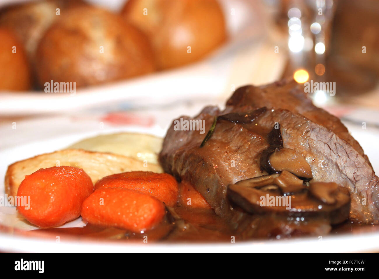 Delicious dinner entry at the restaurant Stock Photo - Alamy