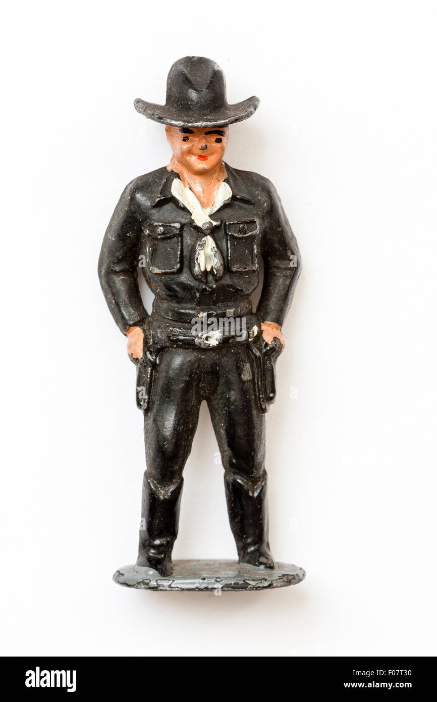 Crescent circa 1950's Metal lead Timpo cowboy figure. Standing, dressed ...
