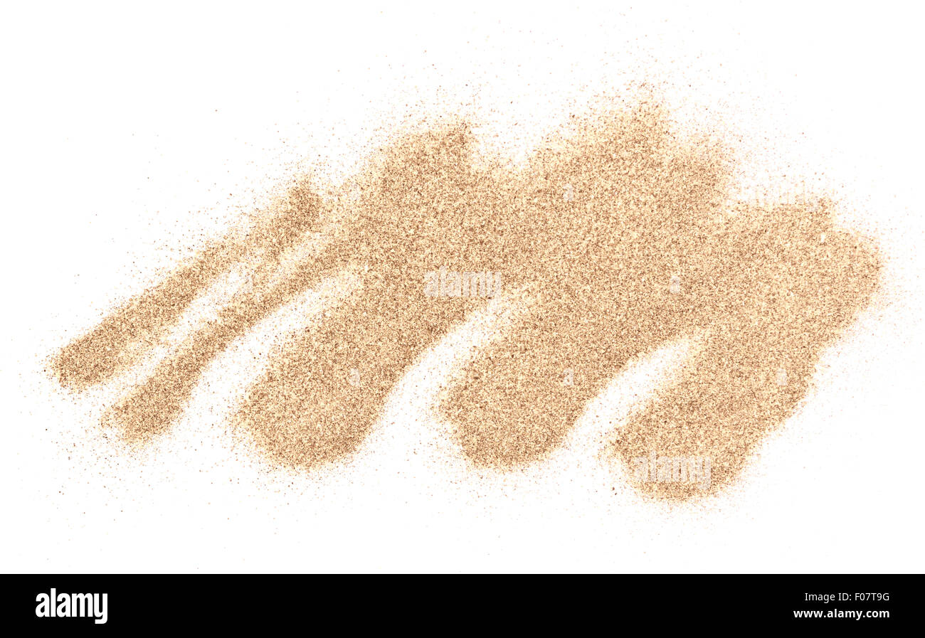 sand pile isolated on white background Stock Photo - Alamy