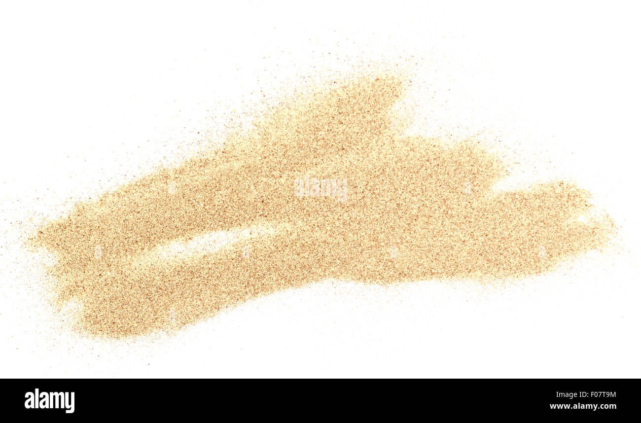 sand pile isolated on white background Stock Photo - Alamy