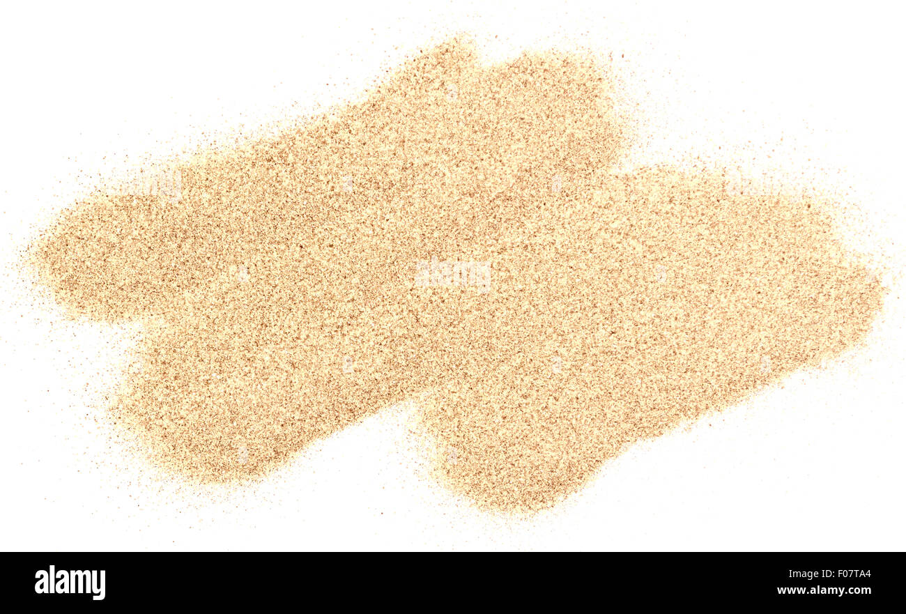 sand pile isolated on white background Stock Photo - Alamy