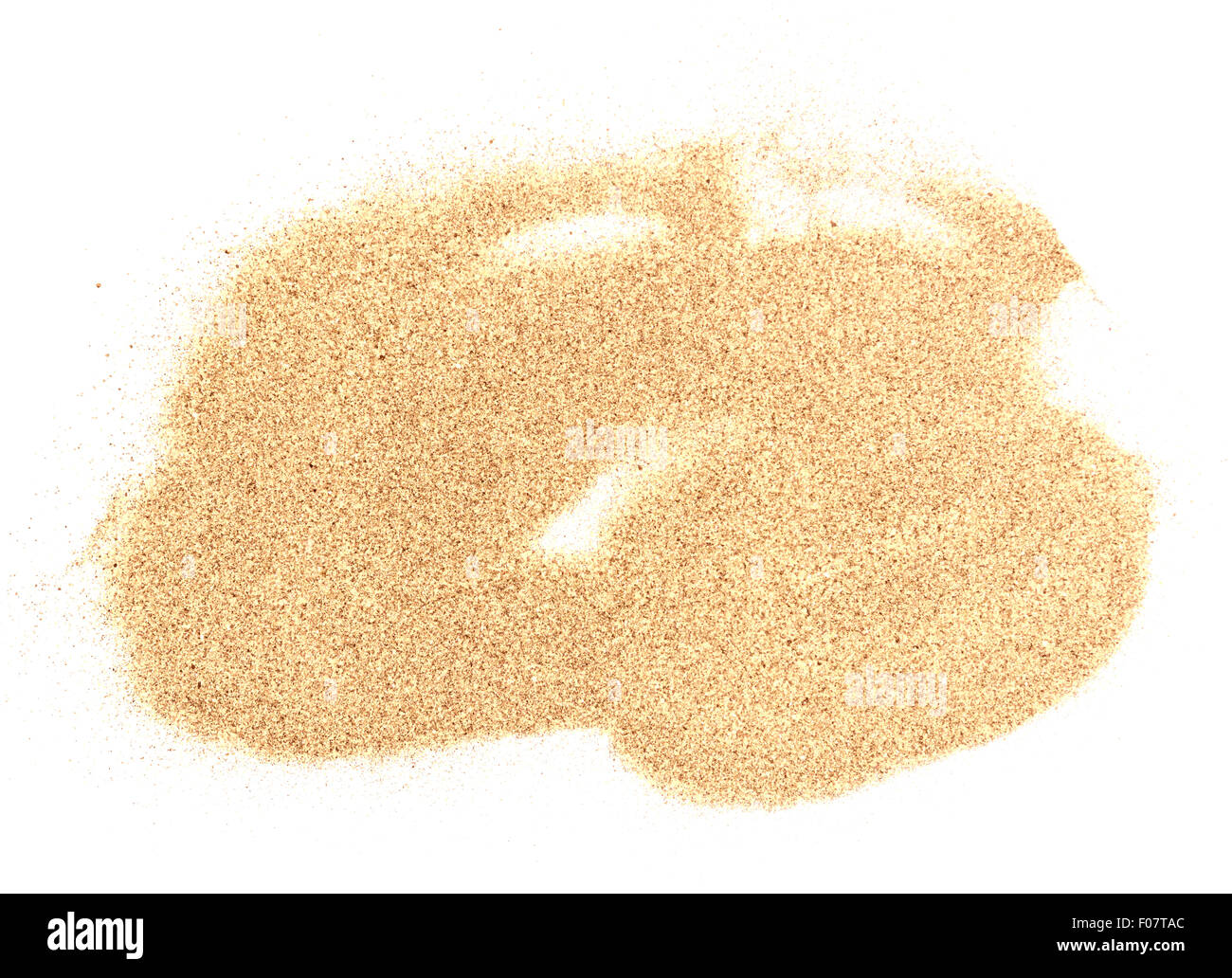 sand pile isolated on white background Stock Photo - Alamy