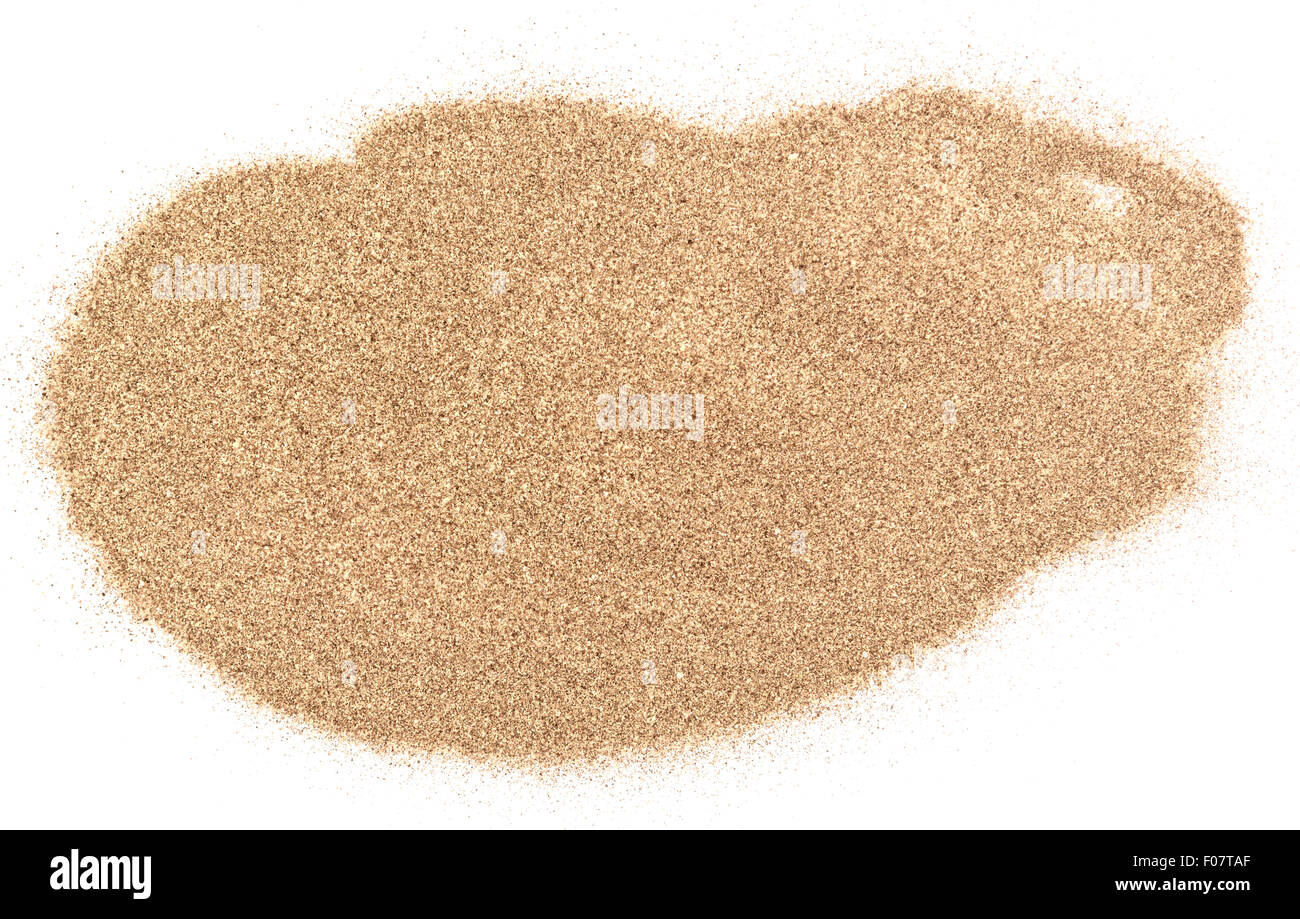 sand pile isolated on white background Stock Photo - Alamy