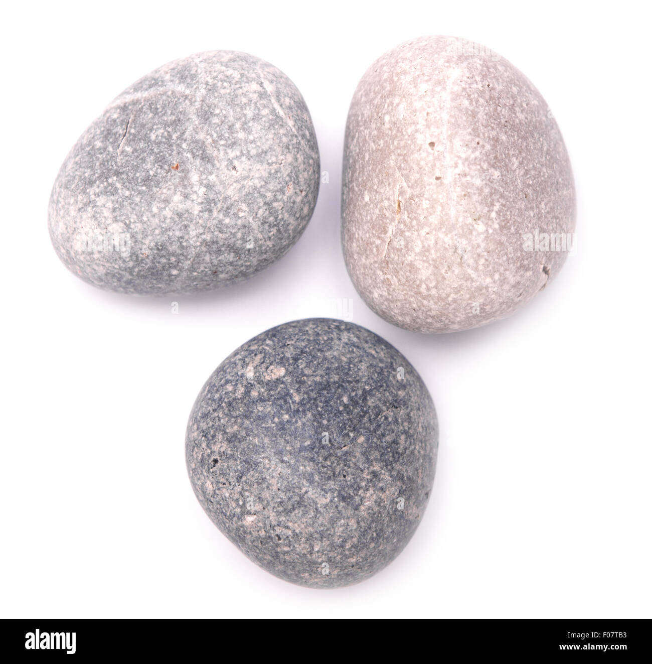 sea stones isolated on white background Stock Photo - Alamy