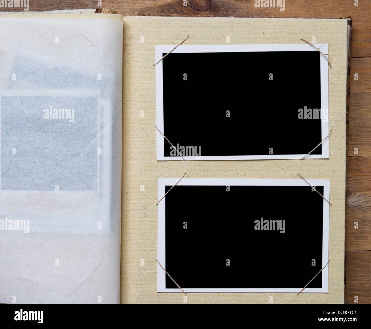 photo frames in a book Stock Photo - Alamy