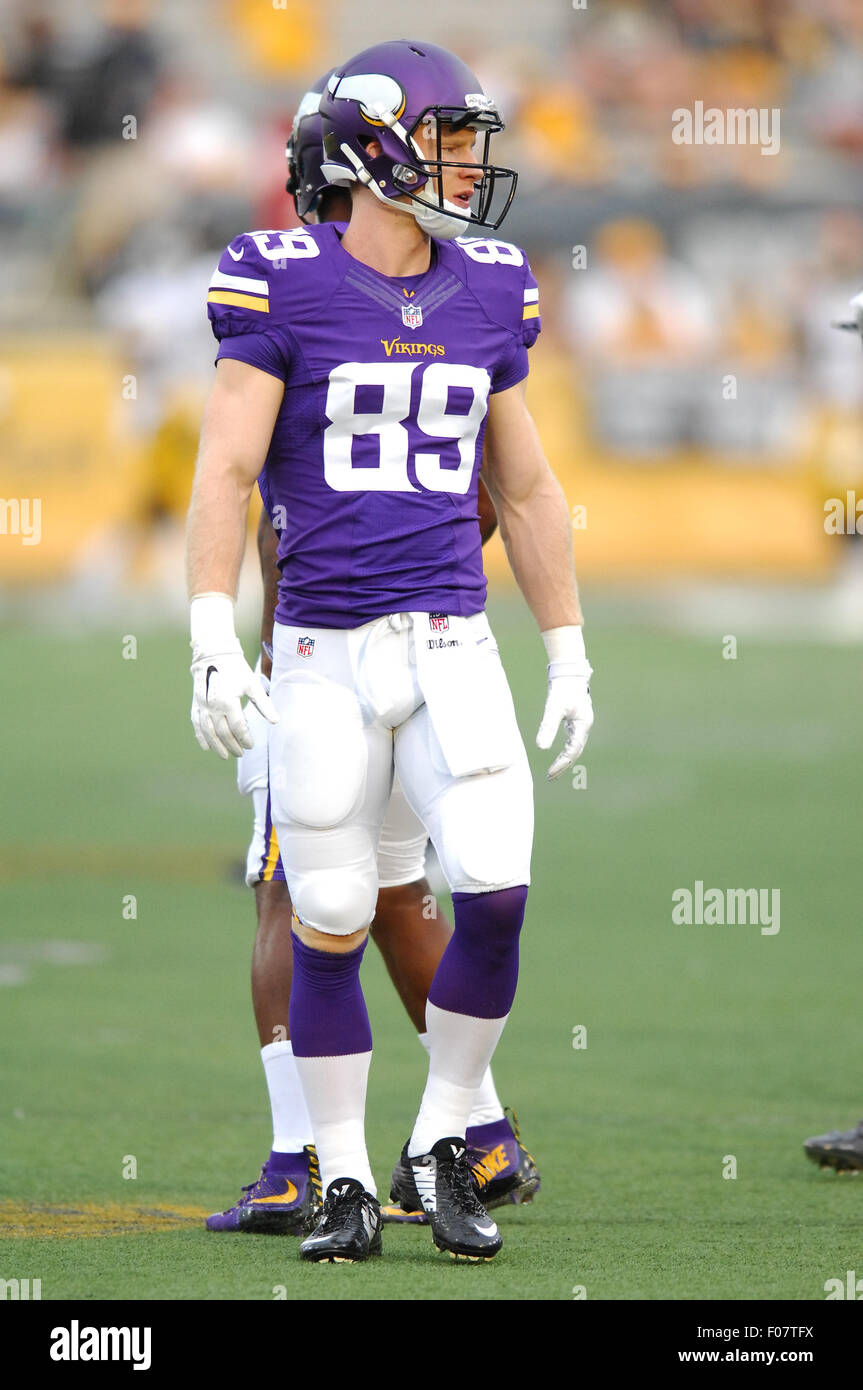 Canton, Ohio. 9th Aug, 2015. Ryan Whalen #89 during the NFL/Hall of ...
