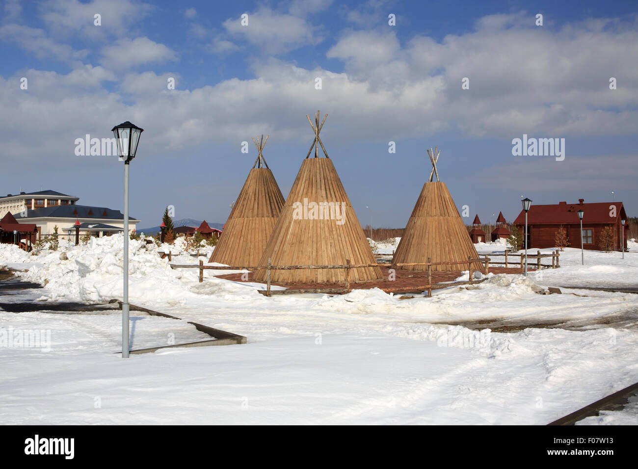 Area of hotel Rixos Borovoe Stock Photo - Alamy