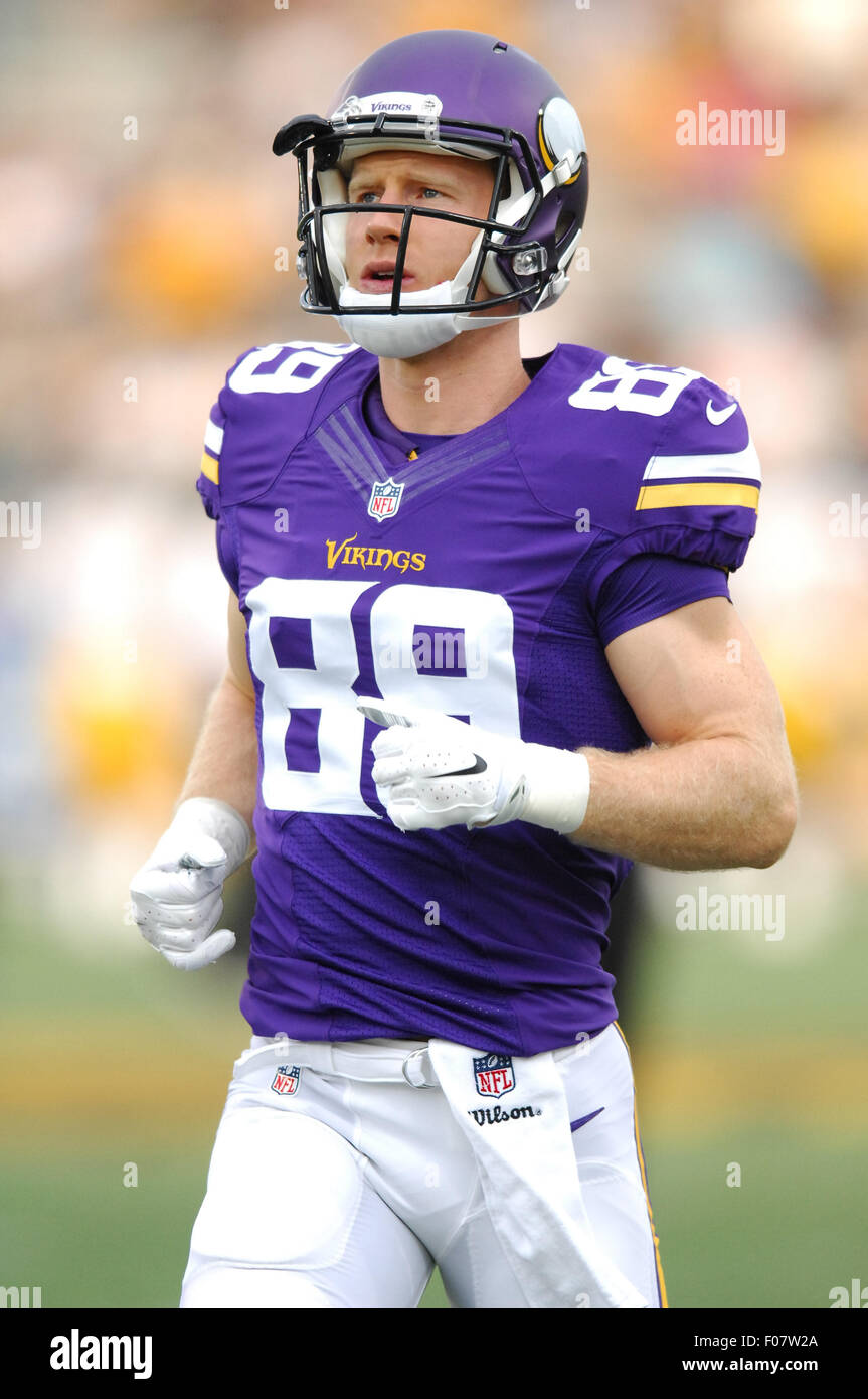 Canton, Ohio. 9th Aug, 2015. Ryan Whalen #89 during the NFL/Hall of ...