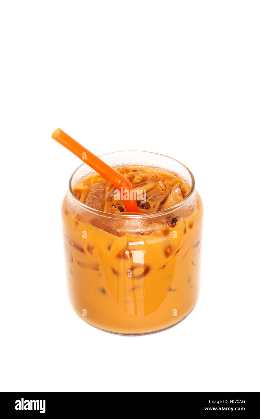 Iced brown sugar milk Cut Out Stock Images & Pictures - Alamy