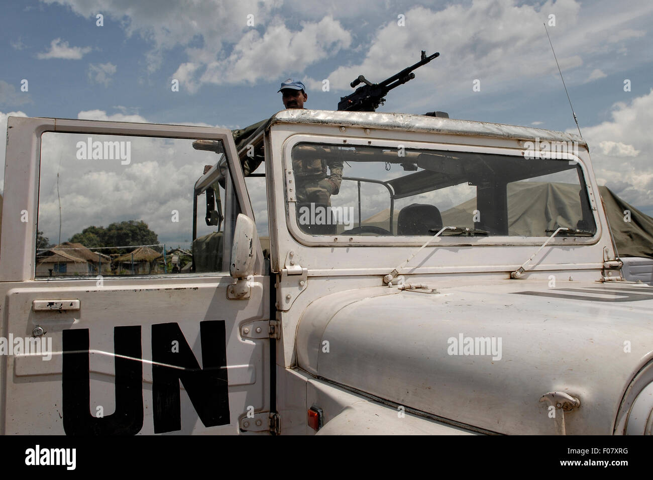 UN peacekeepers from India serving with Monusco a United Nations ...