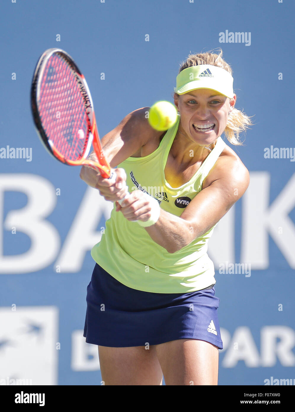 Stanford, CA. 09th Aug, 2015. Angelique Kerber play against Elina ...