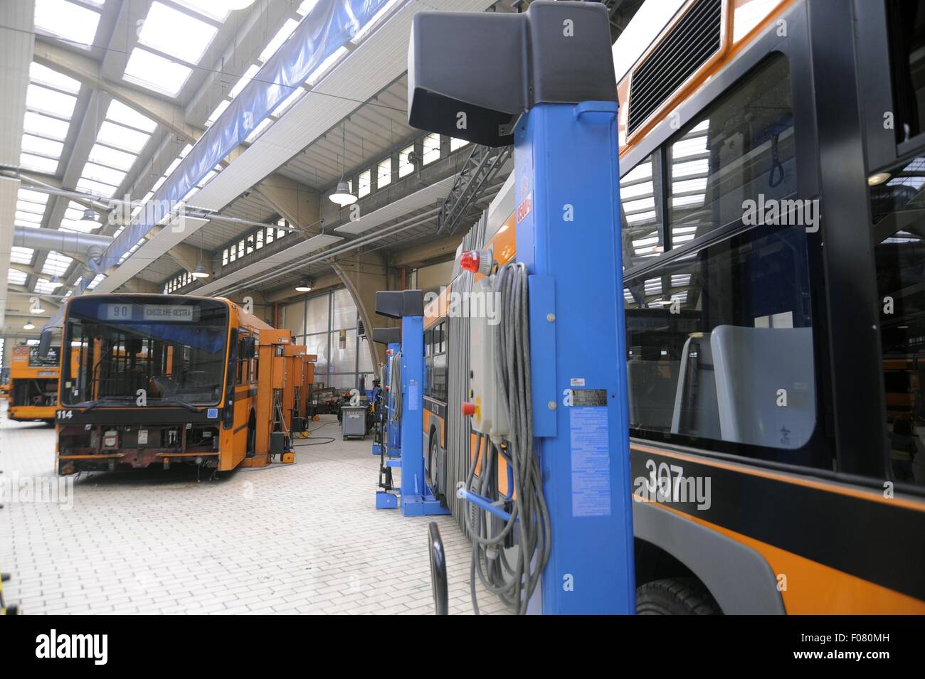 Milan (Italy) ATM (Milan Transportation Company ), depot and workshop ...