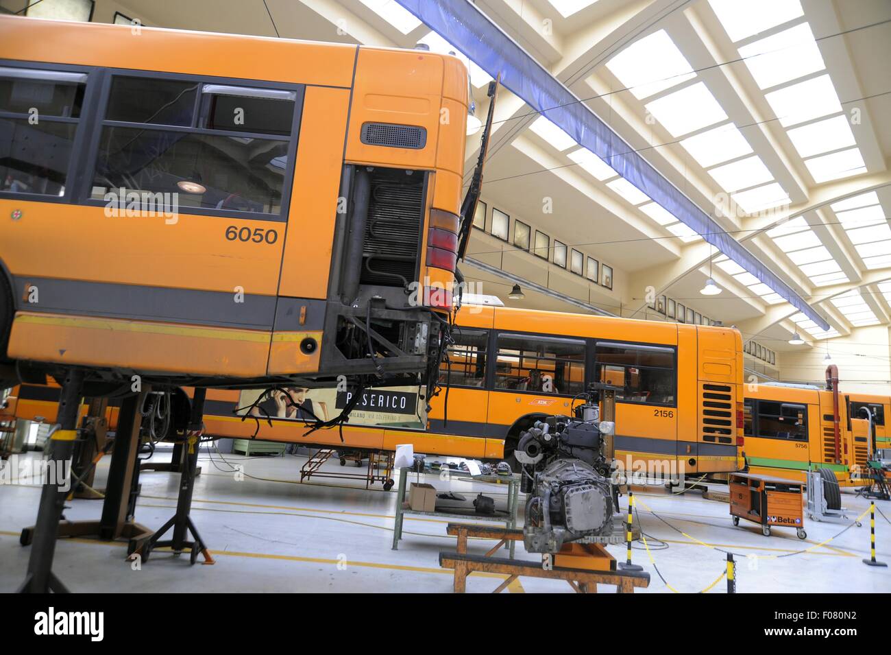 Milan (Italy) ATM (Milan Transportation Company ), depot and workshop ...