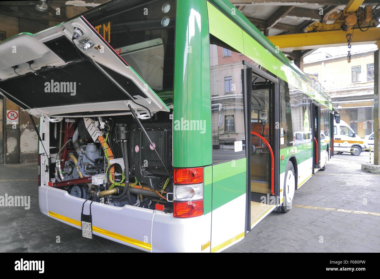 Milan (Italy) ATM (Milan Transportation Company ), eco-friendly hybrid ...