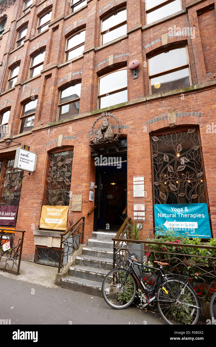 buddhist centre northern quarter Manchester uk Stock Photo - Alamy