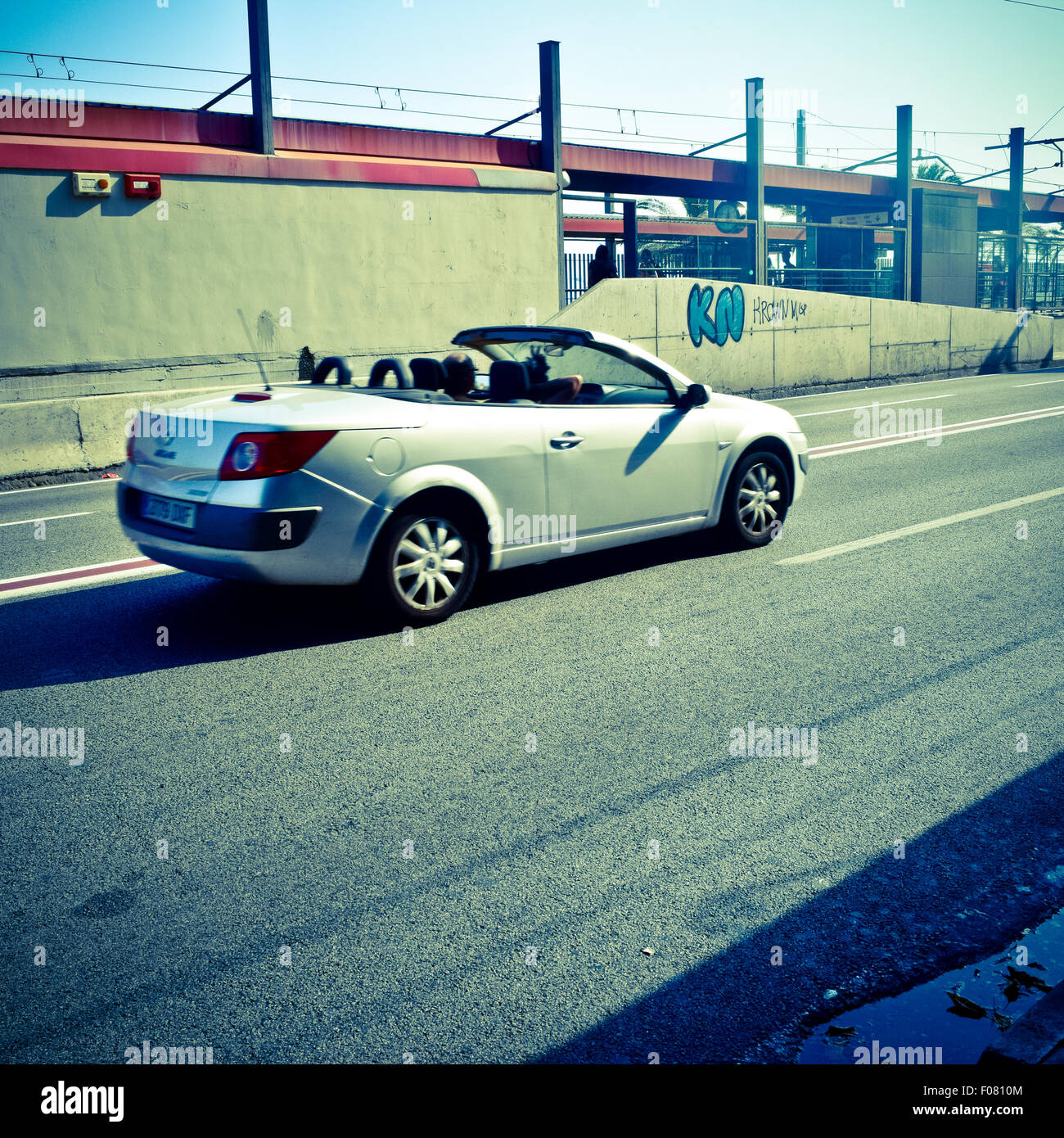 White convertible hi-res stock photography and images - Alamy