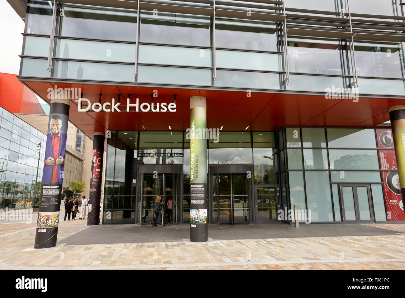bbc radio dock house at mediacity salford Manchester uk Stock Photo - Alamy