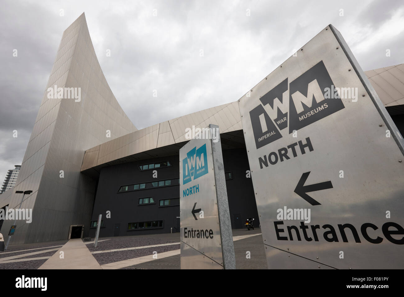 imperial war museum north iwm Manchester uk Stock Photo - Alamy