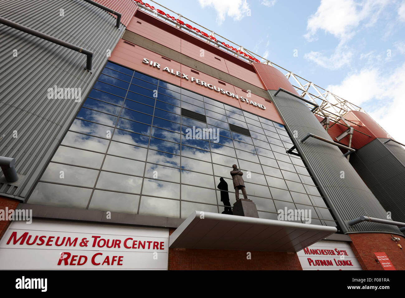 sir alex ferguson stand Manchester united old trafford stadium uk Stock ...