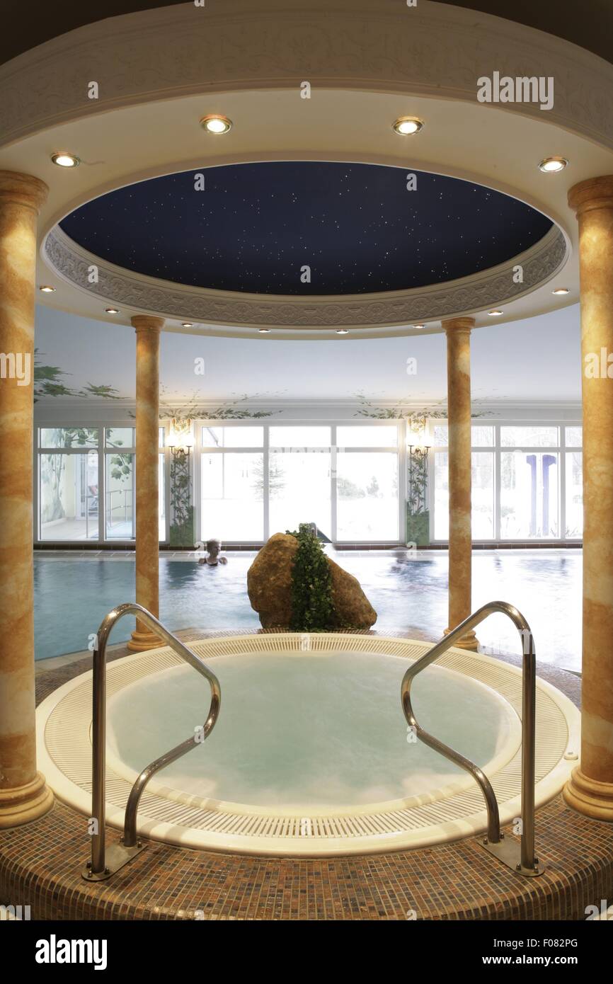 Swimming pool in Thermal Spa & Romantik Hotel, Am Muhlbach, Germany ...