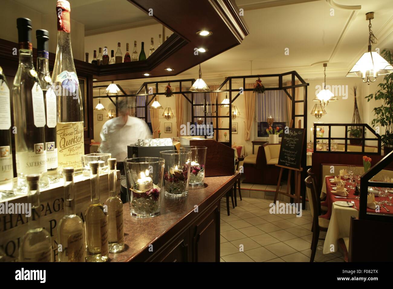 Interior of restaurant, Germany Stock Photo - Alamy