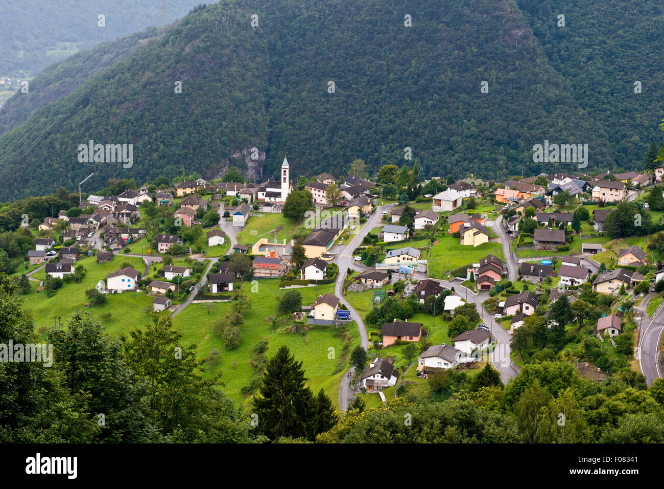 Switzerland, Calanca valley Stock Photo - Alamy