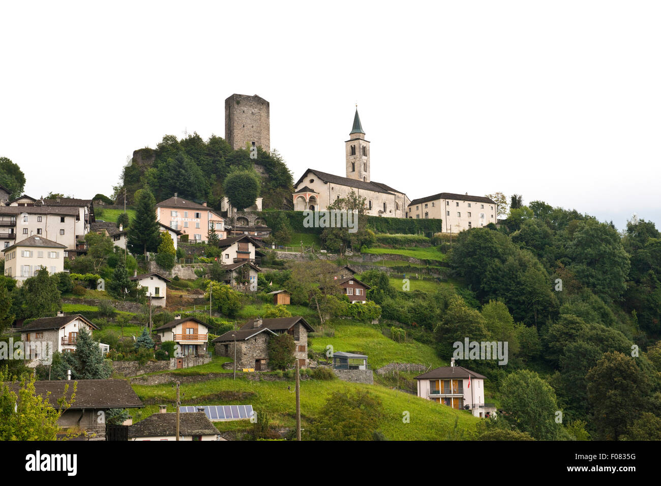 Switzerland, Calanca valley Stock Photo - Alamy
