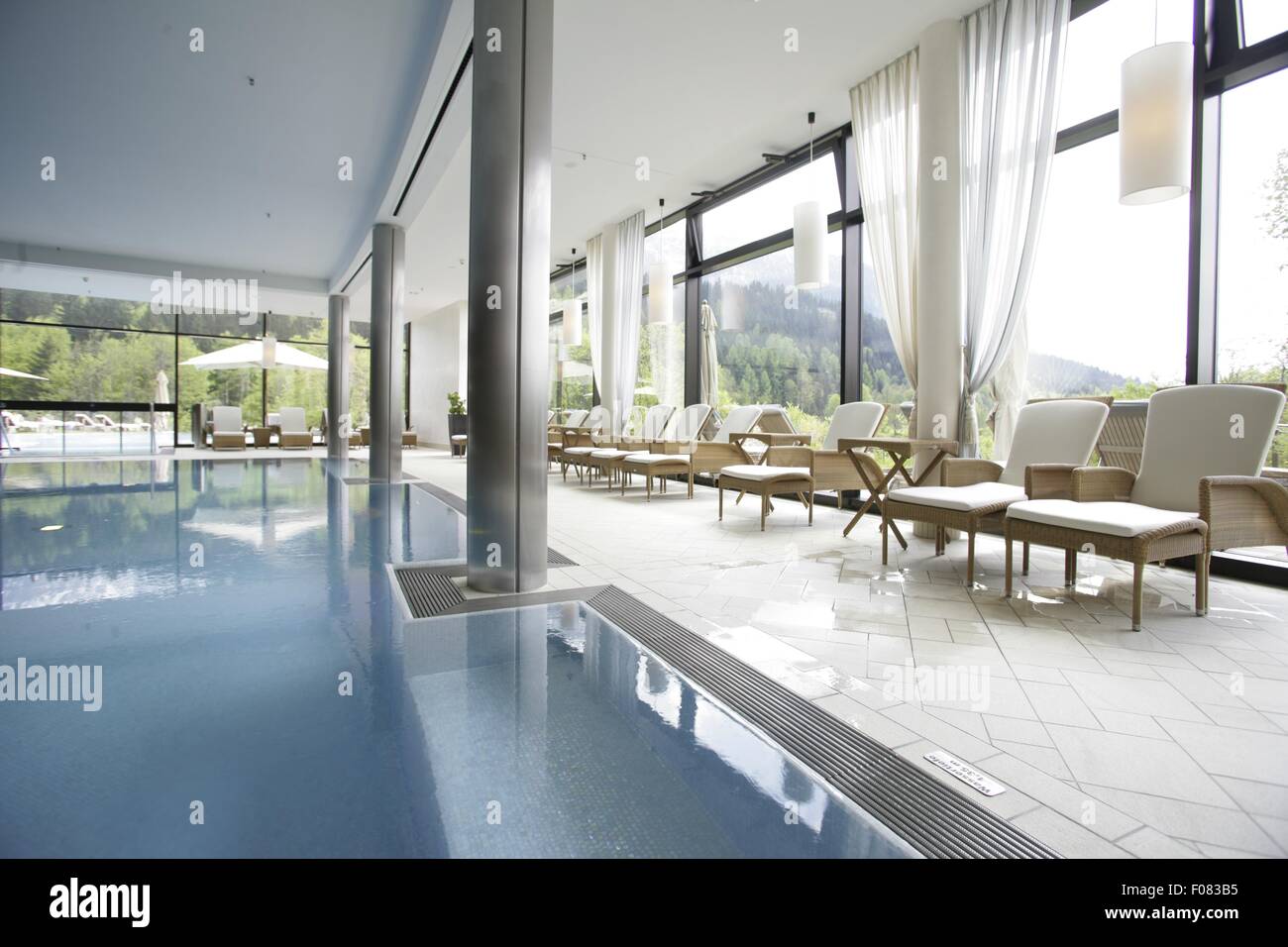 Swimming pool in InterContinental Resort Stock Photo - Alamy