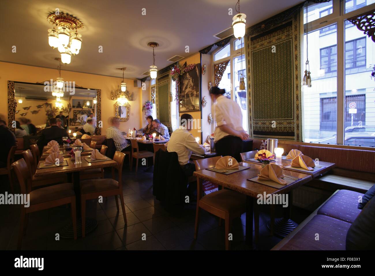 People dining in restaurant, Germany Stock Photo - Alamy