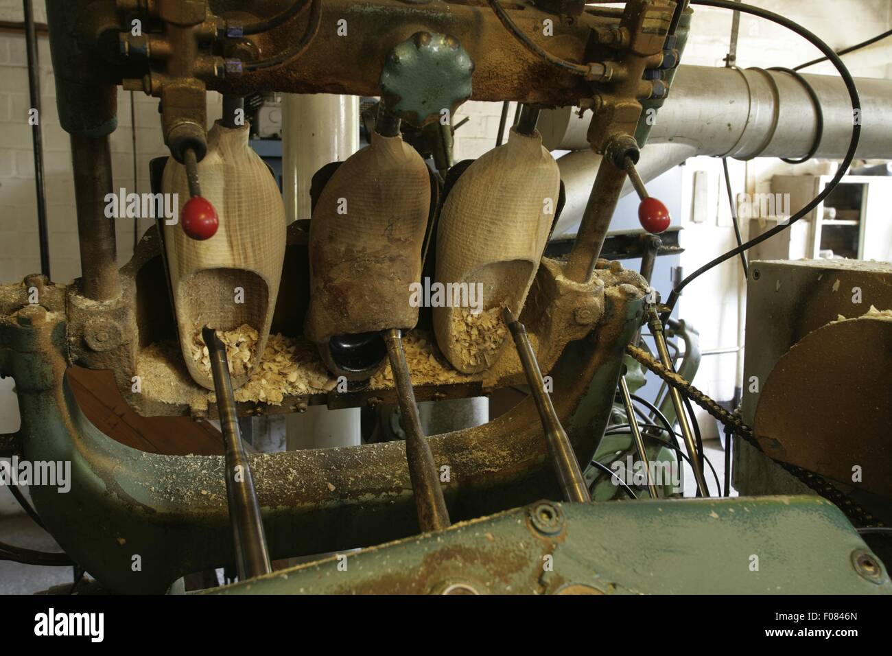 Shoes manufacturing in factory Stock Photo - Alamy
