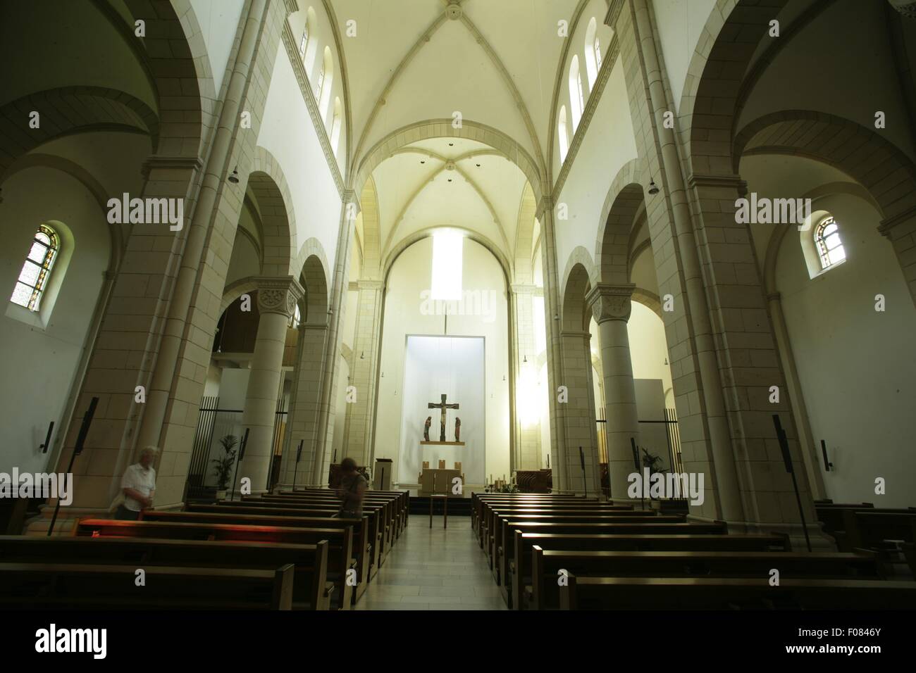 Interior of church, Germany Stock Photo - Alamy