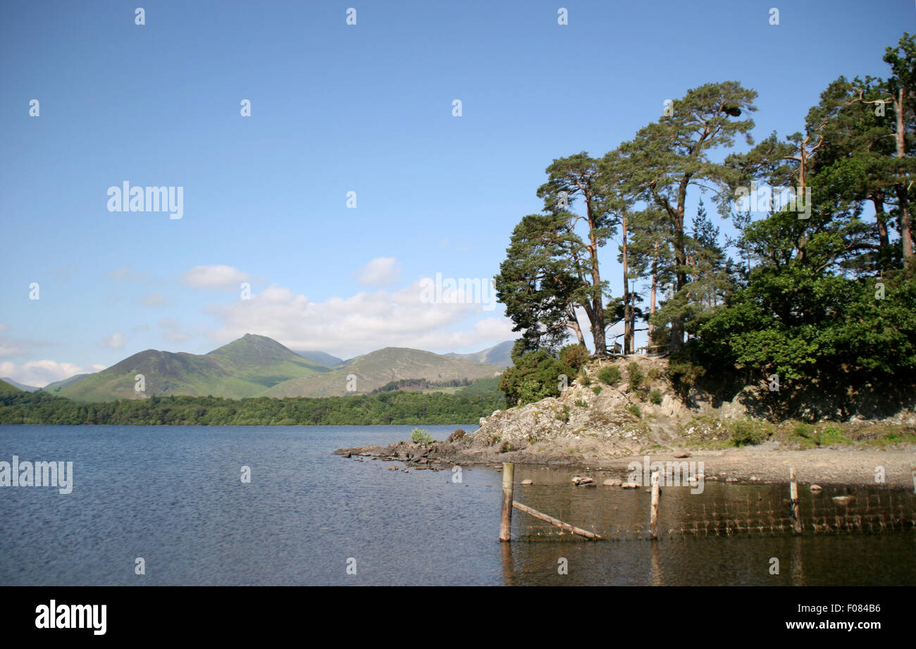 Derwentwater Friars Crag and Causey Pike Keswick Cumbria England UK ...