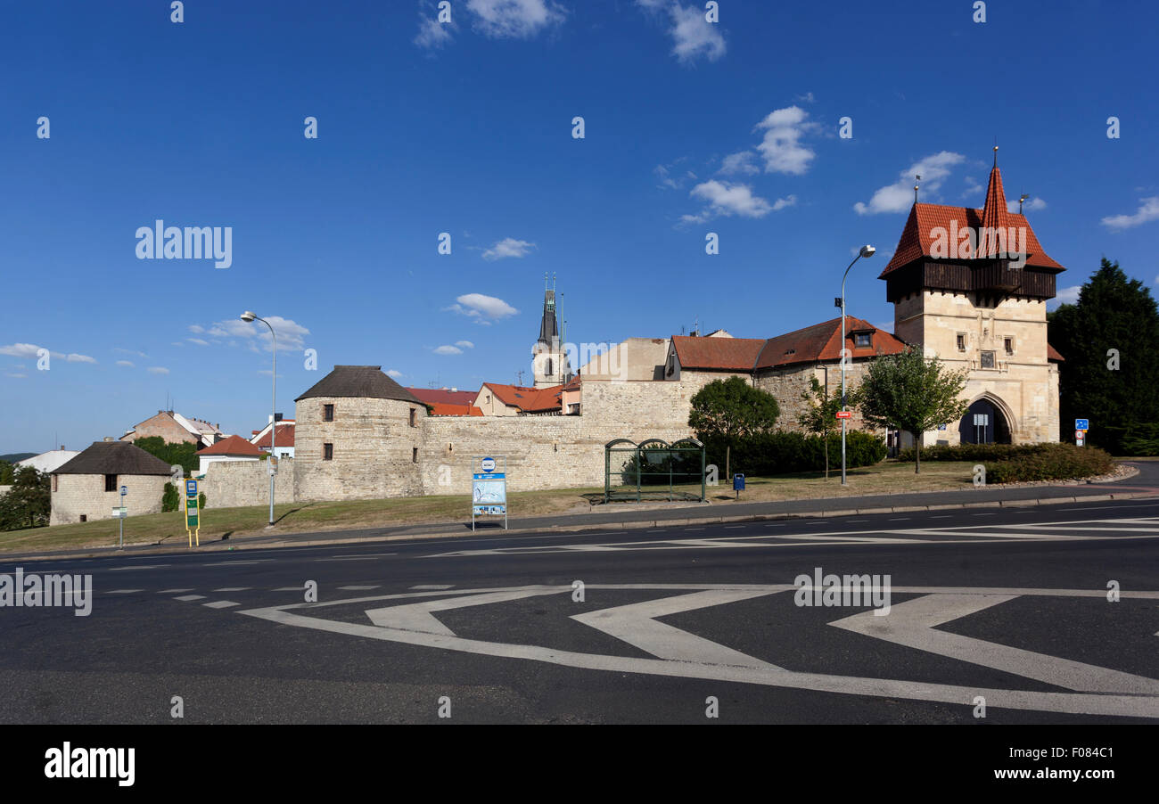 Fortification, Louny, Northern Bohemia, Czech Republic town cityscape ...