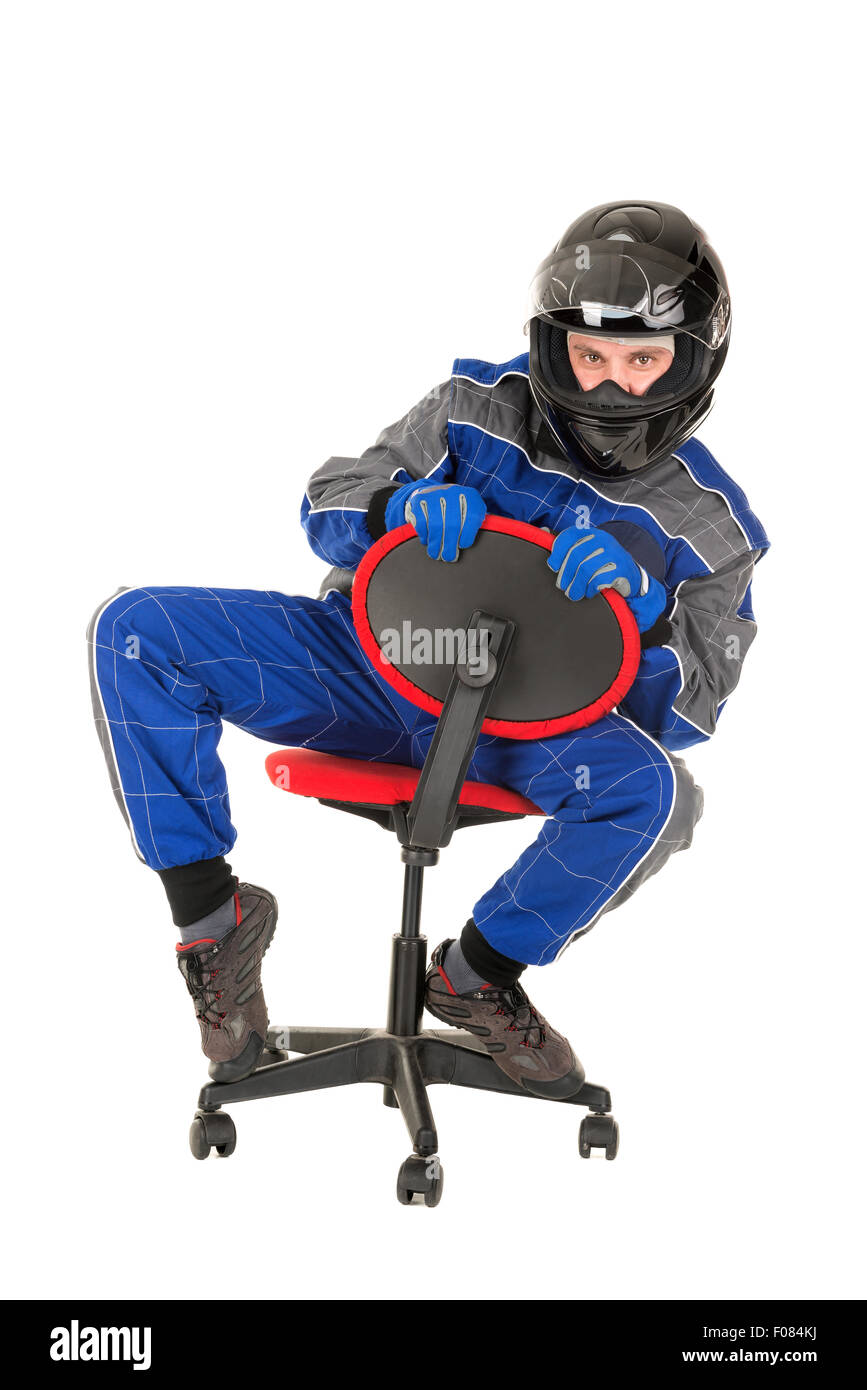 Racing in an office chair hi-res stock photography and images - Alamy