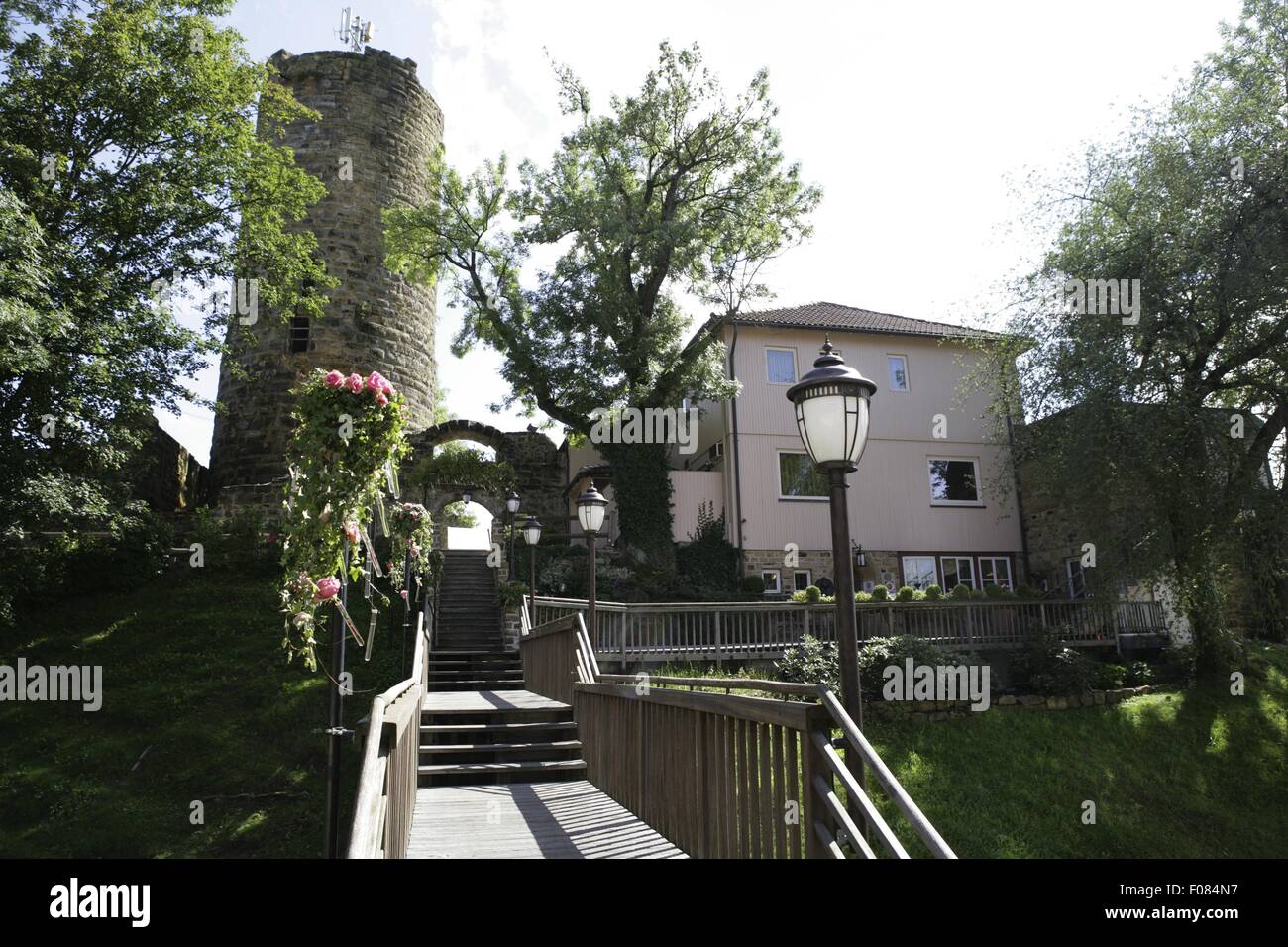View of building and staircase, Germany Stock Photo - Alamy
