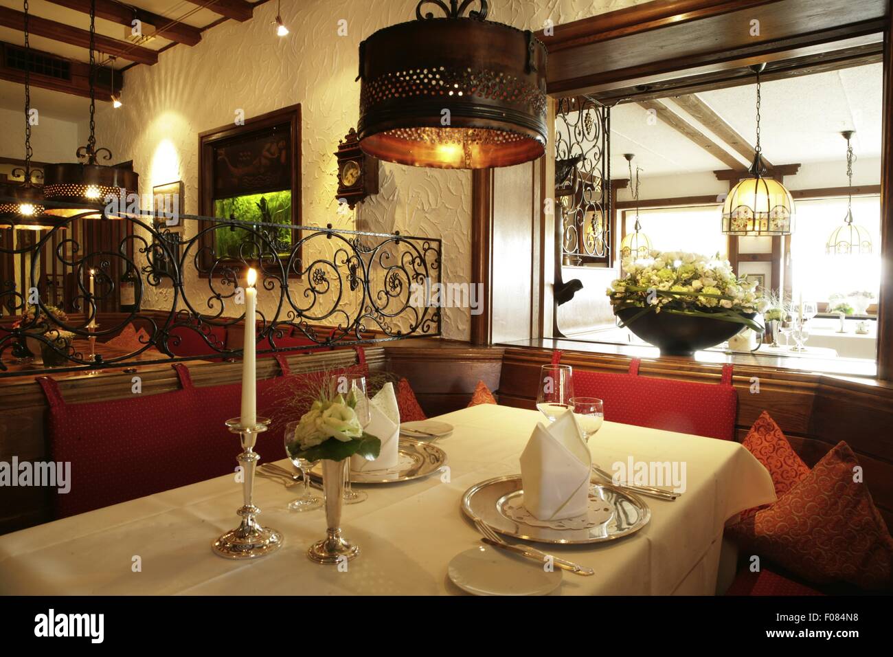 Interior restaurant dining tables germany hi-res stock photography and ...