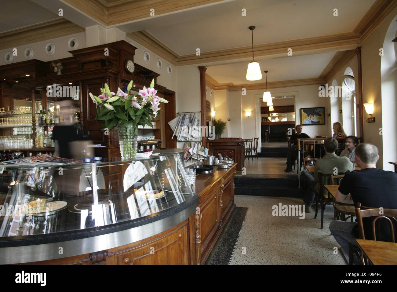People sitting in cafe, Germany Stock Photo - Alamy