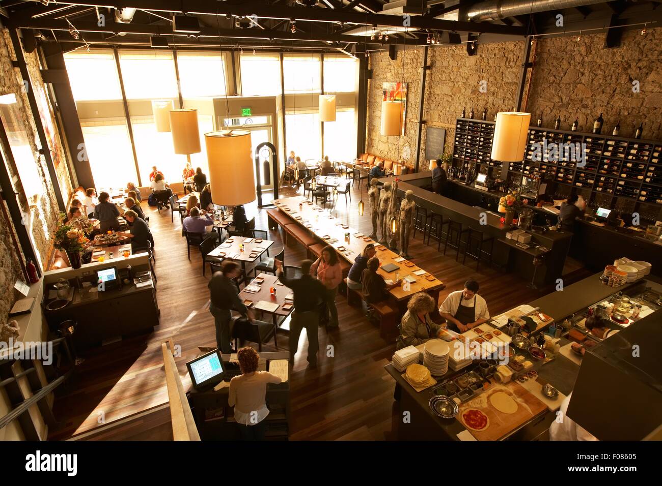 People dinning at Ubuntu Restaurant in California, USA Stock Photo - Alamy